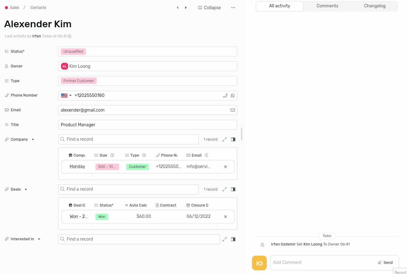 Workiom Help Center | Linked List